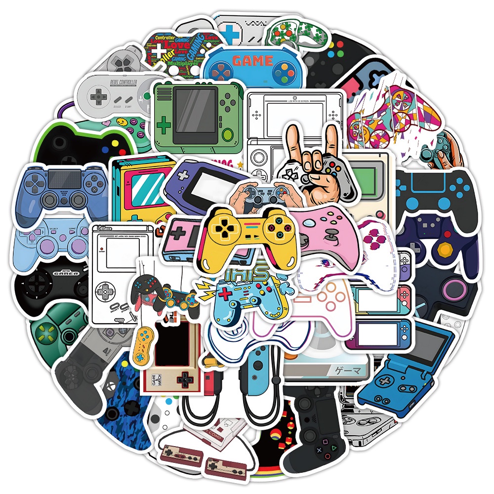 50PCS Nintendo Switch Controller Stickers Game Accessories Decoration ...