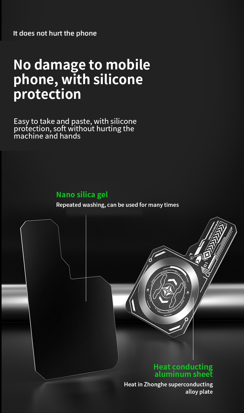 BlueWow Mobile Phone Cooling Plate Heat Sink Expend Cooling Area for ...