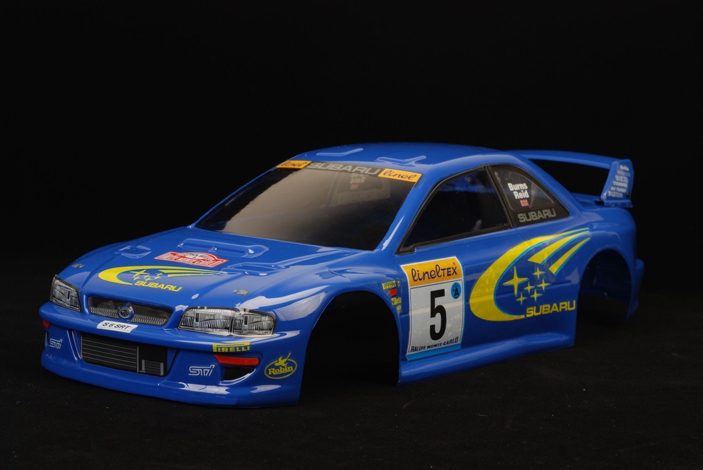 1/10 Subaru impreza WRC99 Rally RC shell body 260mm wheelbase ...