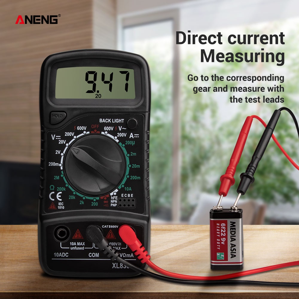Digital Multimeter Esr Meter Testers Automotive Electrical Dmm ...