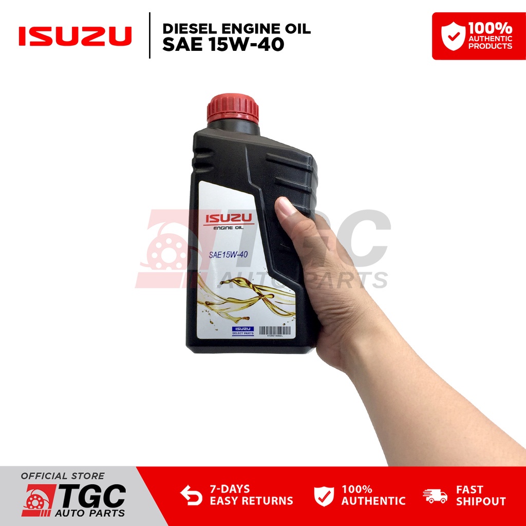 ISUZU Genuine Diesel Engine Oil API CI - 4 SAE 15W-40 1 Liter or 4 ...
