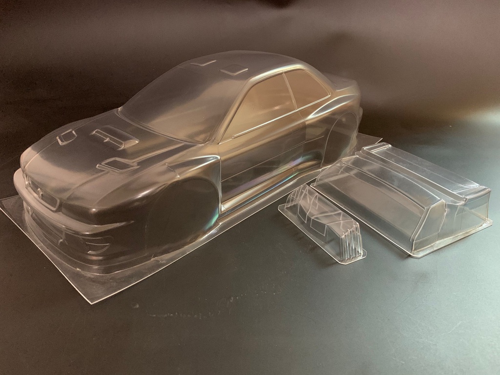 1/10 Subaru impreza WRC99 Rally RC shell body 260mm wheelbase ...