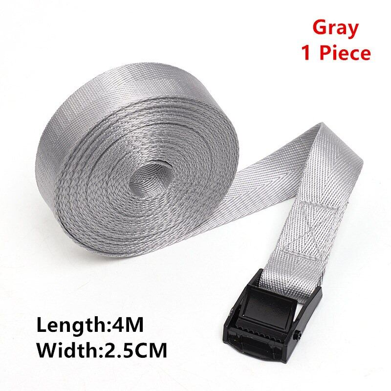 4 Meters Tensioning Belts Adjustable Cargo Straps Buckle Nylon Webbing ...