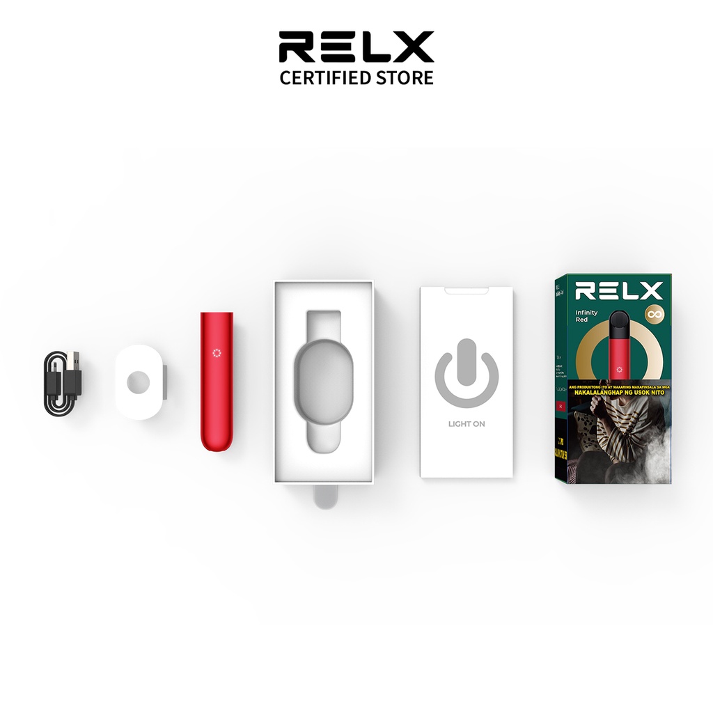 RELX Certified Store | RELX Infinity Device - Red | Shopee Philippines