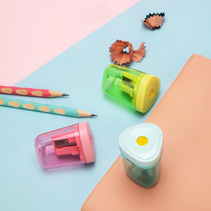 Deli Pencil Sharpener Student Sharpener School Stationery Supplies for ...