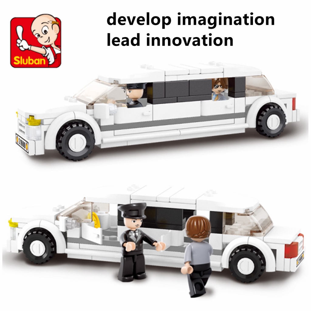 Sluban Building Blocks Limousine Construction Kits For Kids B0323 ...