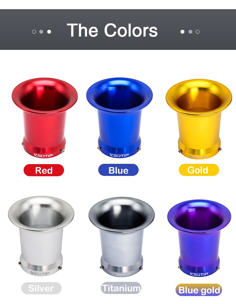 50mm PWK21 24 26 28 30mm Air Filter Cup The Wind Cup Color Horn Cup ...