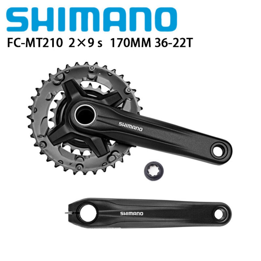 Shimano Alivio FC MT210 Crankset 9 Speed 170mm 44-32-22T 40-30-22T 36-22T Crankset 3x9 2x9 Speed ...