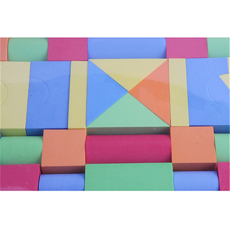Colorful Soft EVA Foam Building Blocks Bricks Play Educational Toys For ...