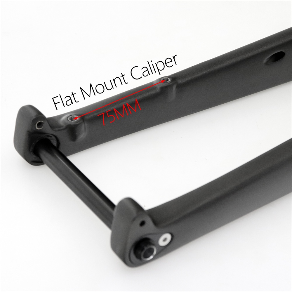 KOCEVLO Carbon Fiber Road Bicycle Front Fork Disc Gravel 1-1/8 Barrel ...