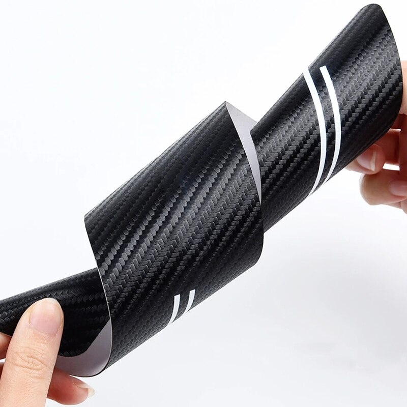 Car Door Sill Side Anti Scratch Protector Sticker Threshold Carbon ...