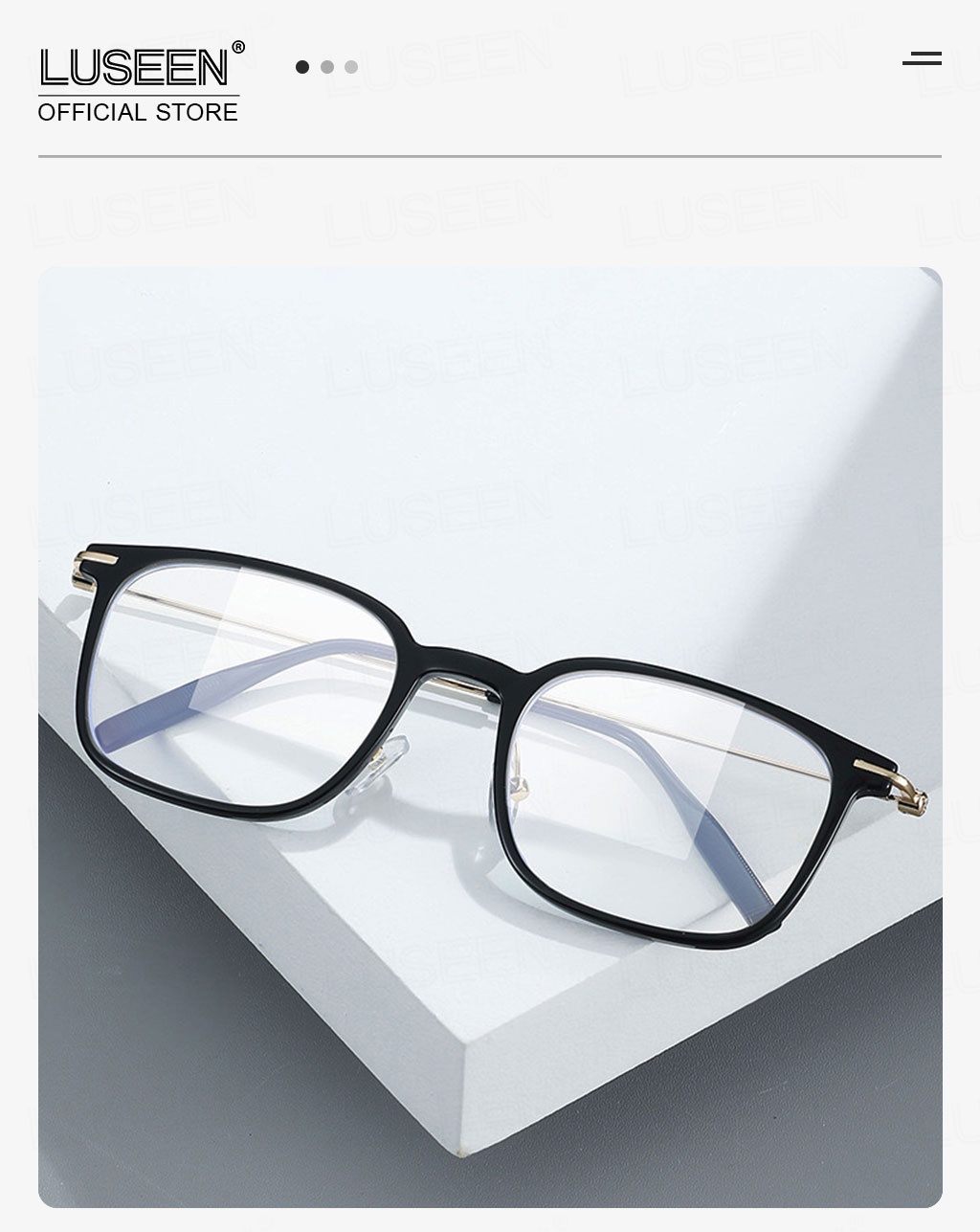 LUSEEN Photochromic Anti Radiation Eyeglass For Woman And Men TR ...