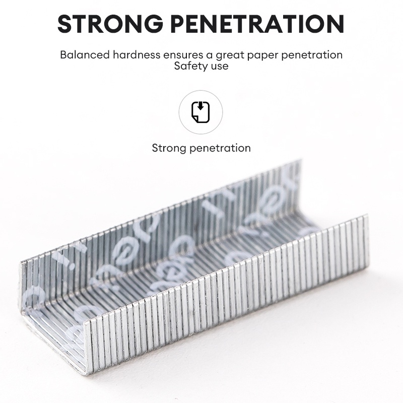 Deli 1000PCS/BOX Staple 24/6 School Office Supplies E0012N | Shopee ...