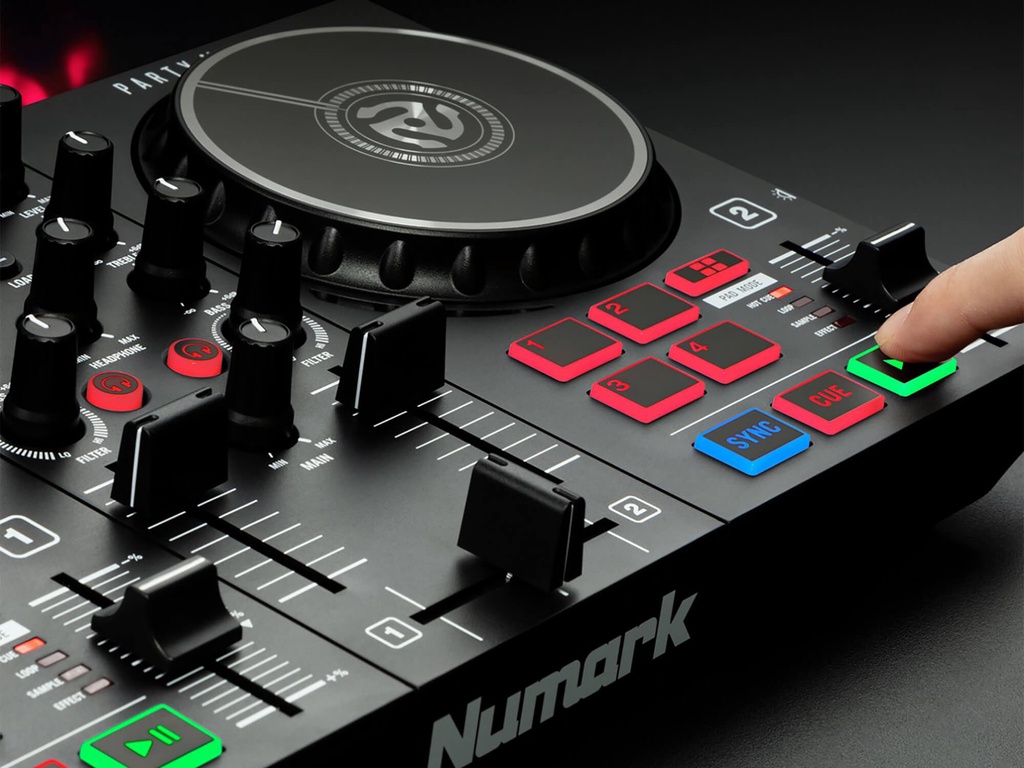 Numark - Party Mix II DJ Controller with Built-In Light Show (Dj ...