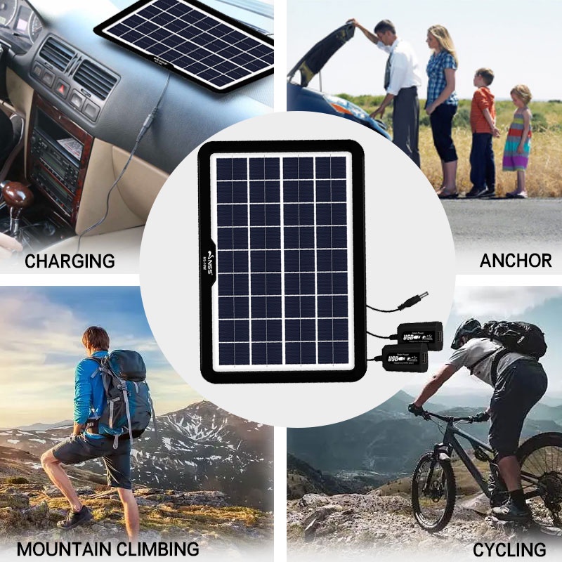 NSS Solar Panel Portable Solar Charger Outdoor Waterproof Solar Panel ...