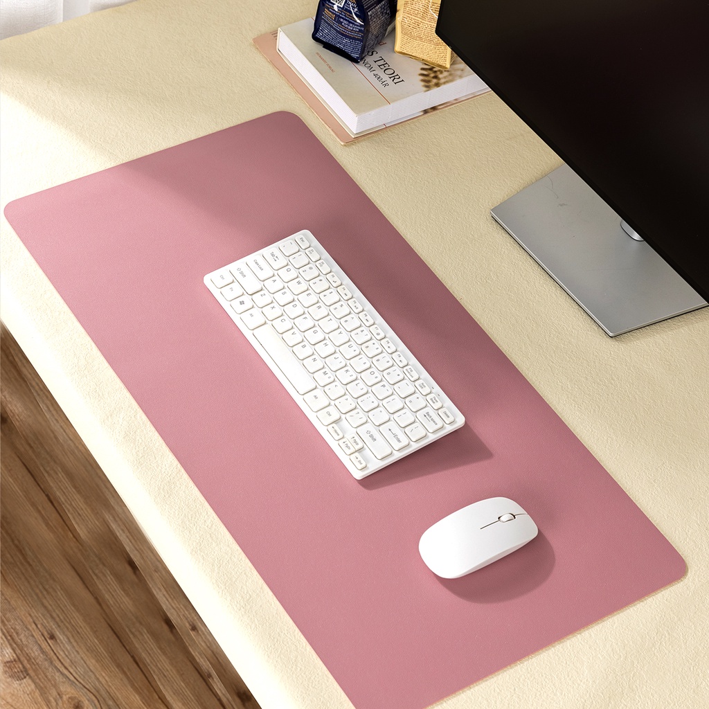 Deli Vusign Mouse Pad Double—Side PU Leather Gaming Mouse pad Keyboard ...