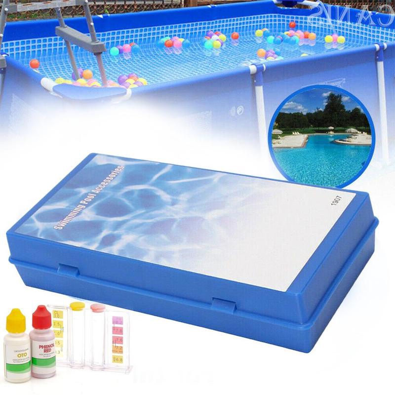 Reeopee Pool Chlorine For Swimming Pool Water Test Kit Aquarium Pool PH ...