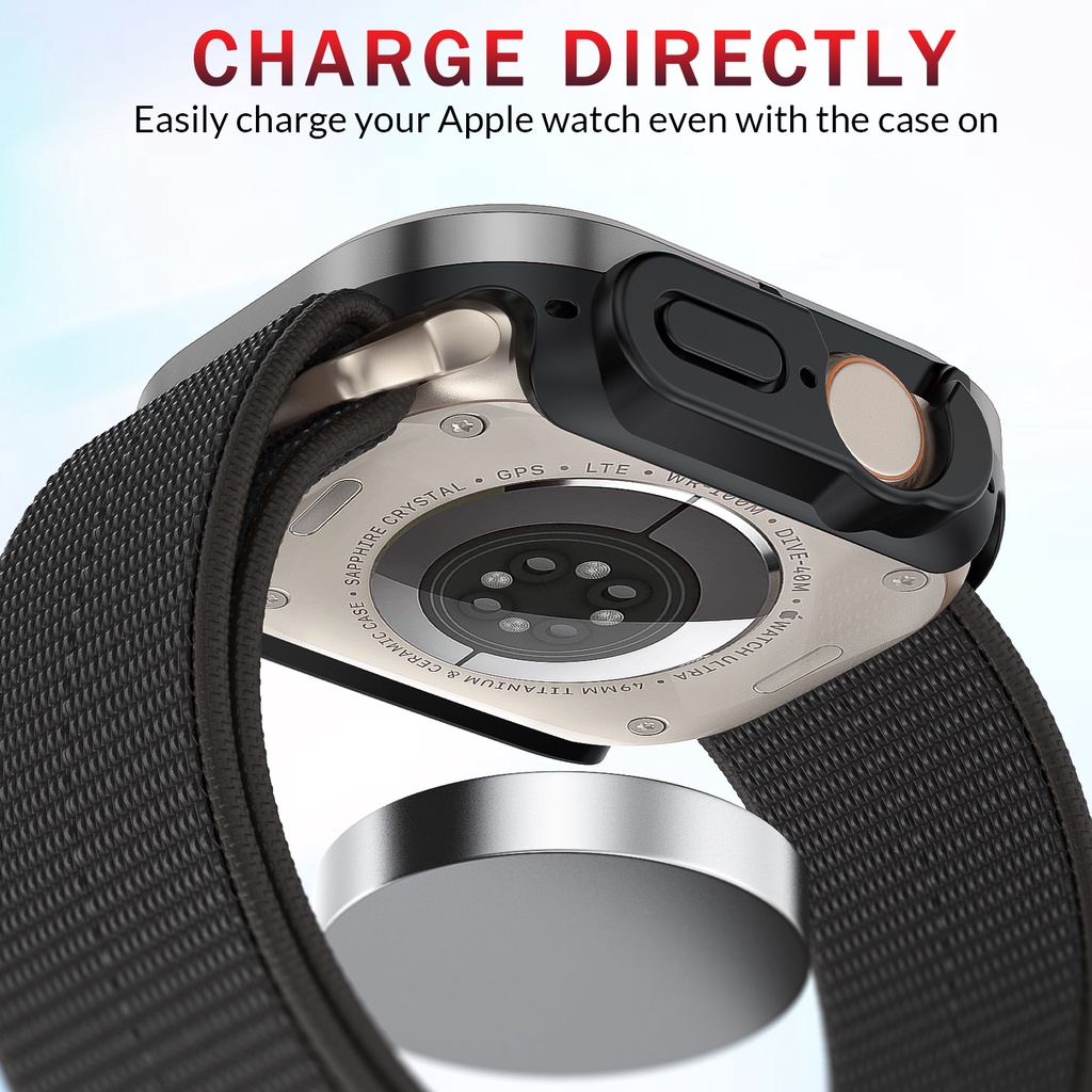Aluminum alloy Case For Apple Watch Ultra 49mm series 8 7 6 5 4 TPU ...