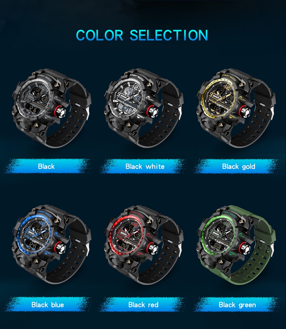 2024 SANDA 3133 Brand G- Style Military Watch Men Digital Shock Sports ...