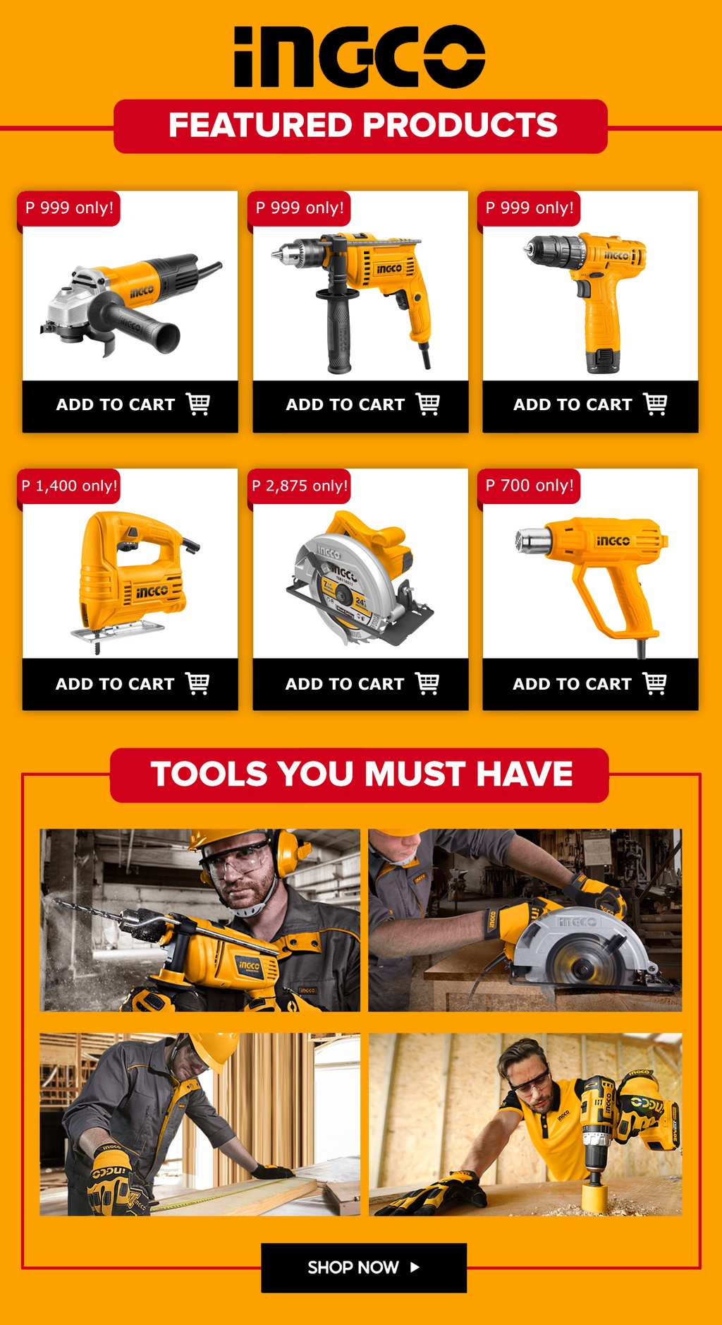 Ingco HKTHP10321 32pcs Hand Tool Set with Tool Box SUPER SELECT Iht ...