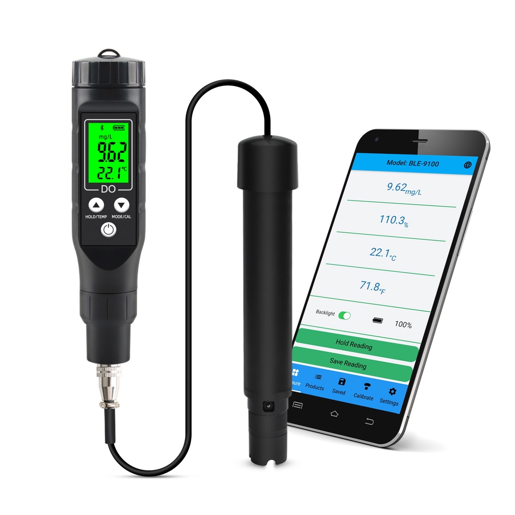 YAGO Smart Bluetooth Dissolved Oxygen Meter Digital Dissolved Oxygen ...