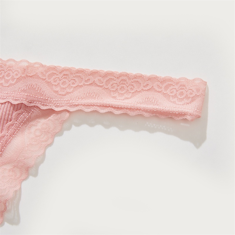 Finetoo 3pcs/Set Sexy Thongs Low-Rise Lace G-String Panties Women ...