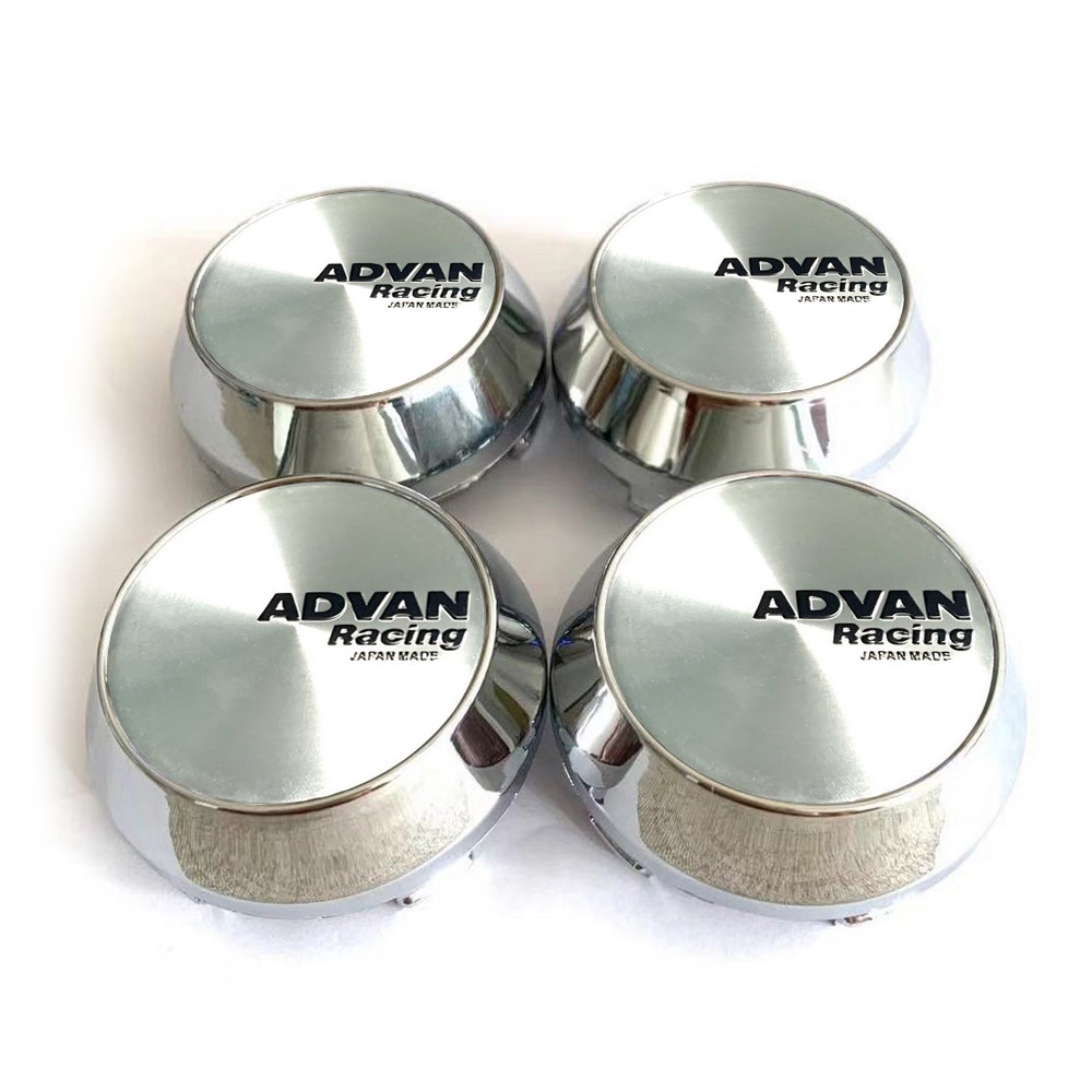 4pc 60/64/65/68/69MM ADVAN Racing Car Modified Wheel Center Cover Rim ...