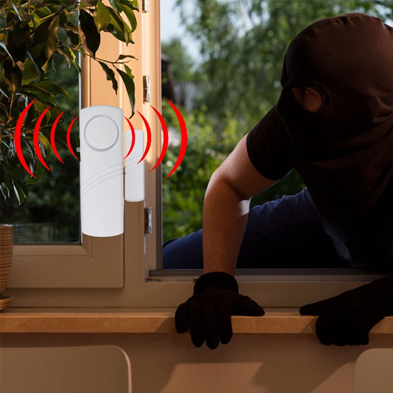Independent Door And Window Anti-Theft Alarm Door Sensor Burglar Alarm ...