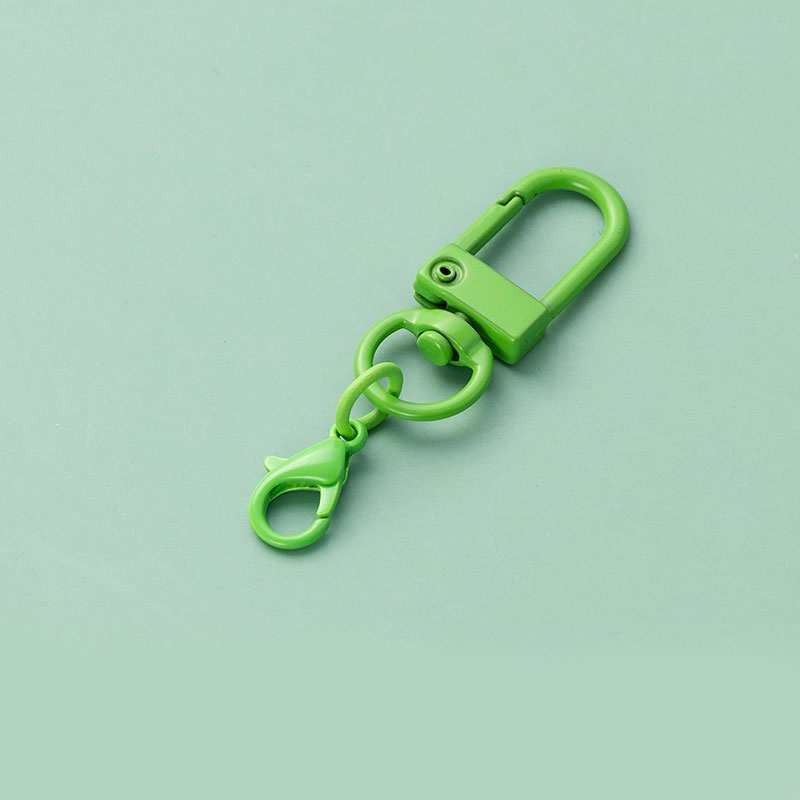 1pcs/bag Fashion Keychains Metal Painted Color Pendant Key Ring Chains ...