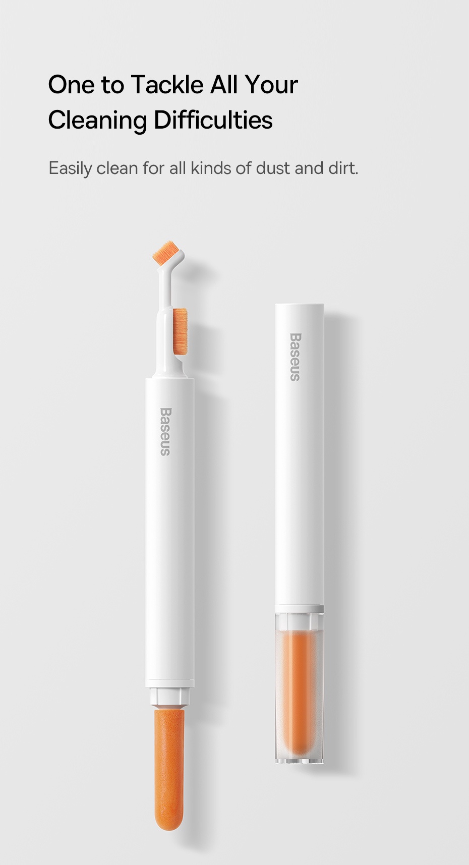 Baseus Cleaning Brush Bluetooth Earphones Cleaning Tool Cleaner Kit for ...