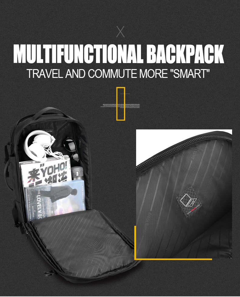 Arctic Hunter New Arrival B00187 Water Resistant Anti Theft Back Pack ...
