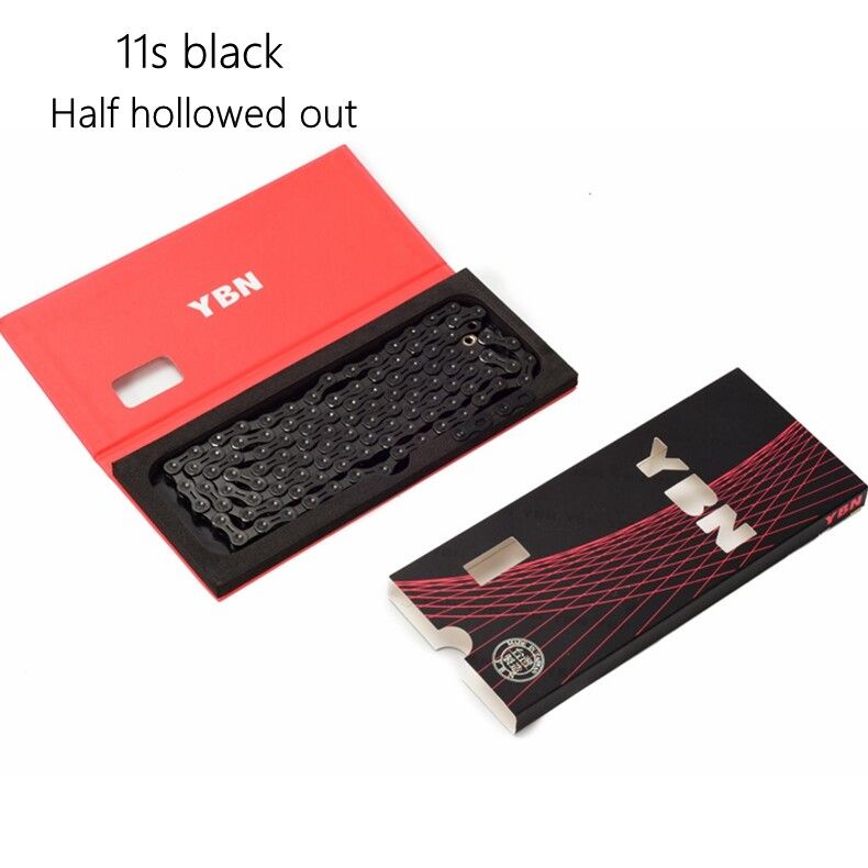 YBN Bike Chains 10/11/12 Speed Lightweight Hollow Mtb Chains For ...