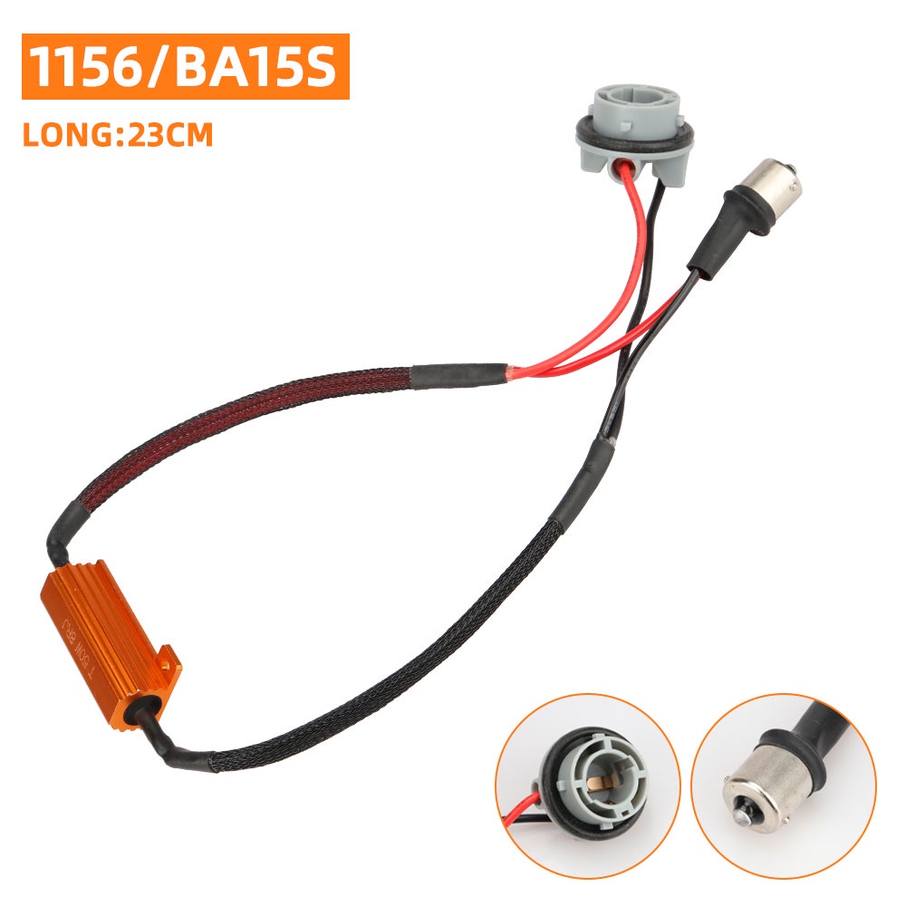 1pcs 1156 BA15S BAU15S P21w Py21w Car Canceller Decoder Load Resistor ...