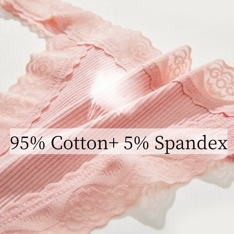 Finetoo 3pcs/Set Sexy Thongs Low-Rise Lace G-String Panties Women ...