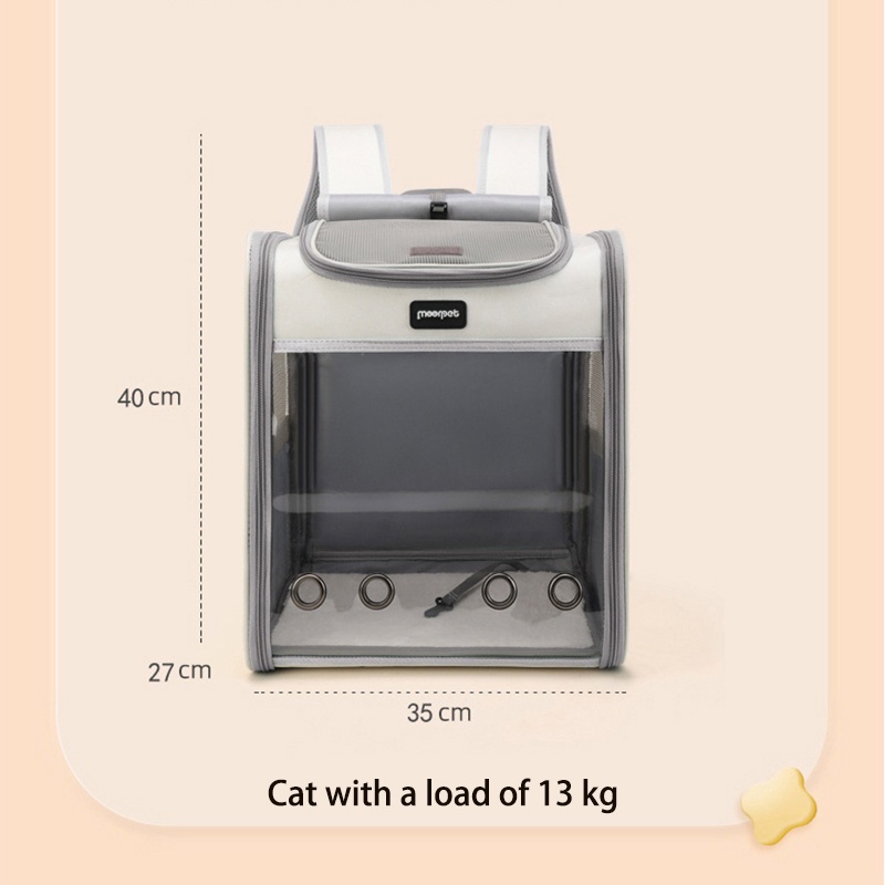 Pet Carrier Bag Portable Pet Outdoor Cat Travel Backpack Capsule Summer ...