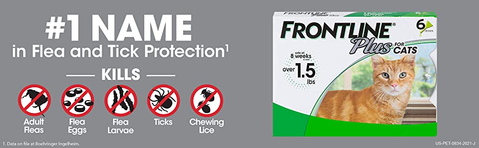 Frontline Anti Ticks And Fleas Control For Dogs And Cats Repellent Anti ...