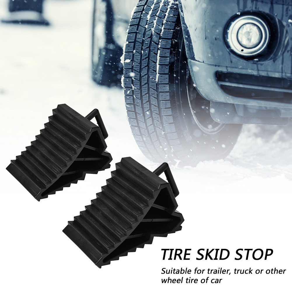 Wheel Chock Tire Stopper Crawler Parking Stopper Antislip Tyre Chocks ...