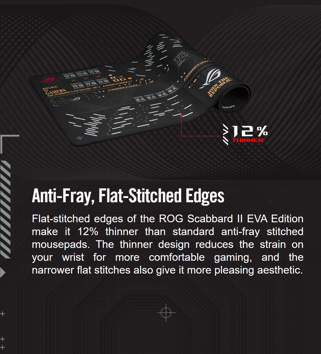 Asus ROG Scabbard II EVA Edition Gaming Mouse Pad | Shopee Philippines