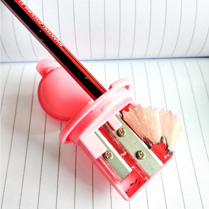 Deli Mini Pencil Sharpener Translucent Canister Design Assorted Color ...