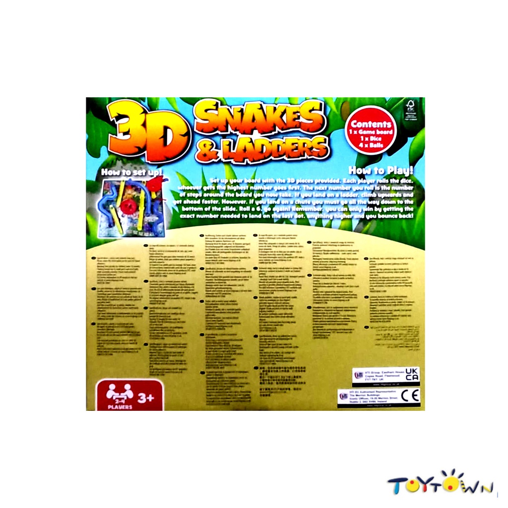 HTI Games - 3D Snakes & Ladders | Shopee Philippines