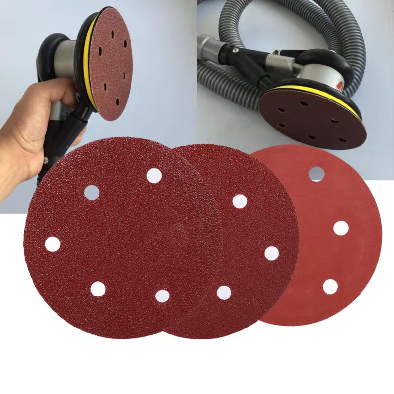 Round Sandpaper Disc Sheet Loop Sanding Disc Polish Machine Polishing ...