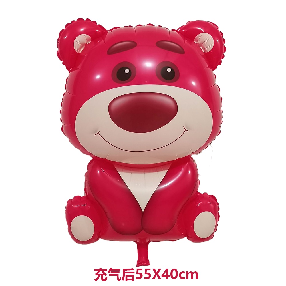 Toy Story Lotso Strawberry Bear Balloons banner cake toppers Birthday ...
