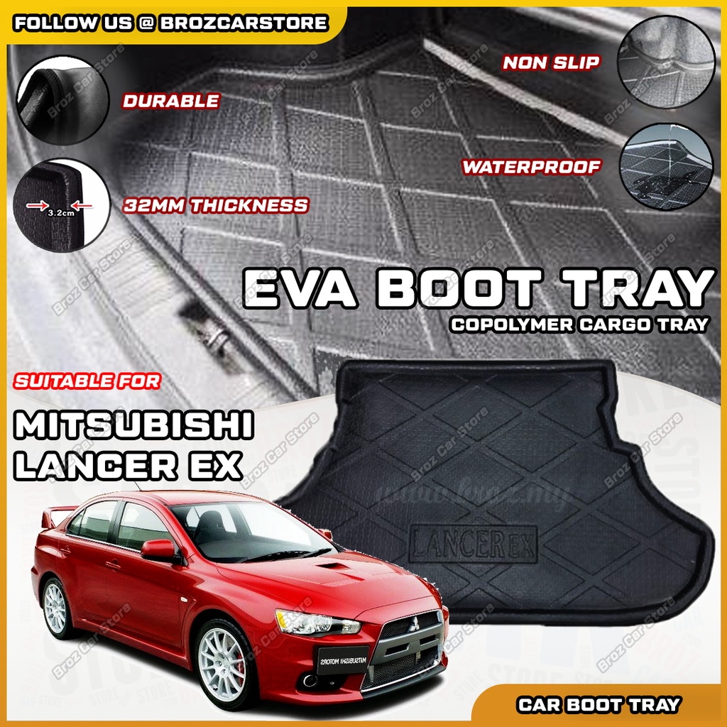 For Mitsubishi Lancer EX EVA Copolymer Car Boot Tray Luggage Cargo ...