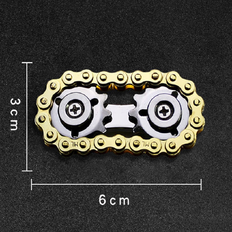Sprockets Flywheel Fingertip Gyro Chains Metal Toys Anti Stress Figets ...