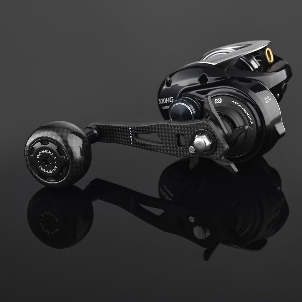 Gomexus Jigging 75 Reel Handle Carbon For Okuma Komodo Abu Daiwa ...