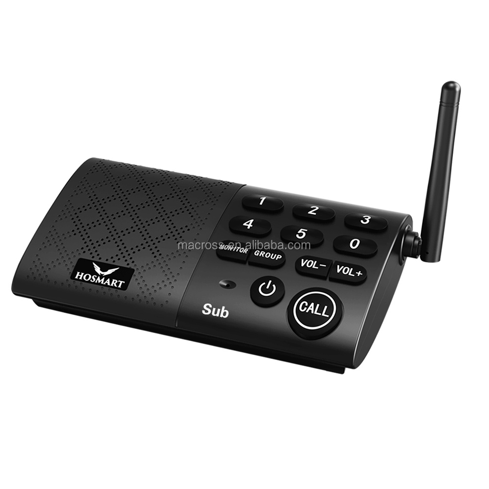Full Duplex Wireless Intercom System, Two -Way Communication for Home ...