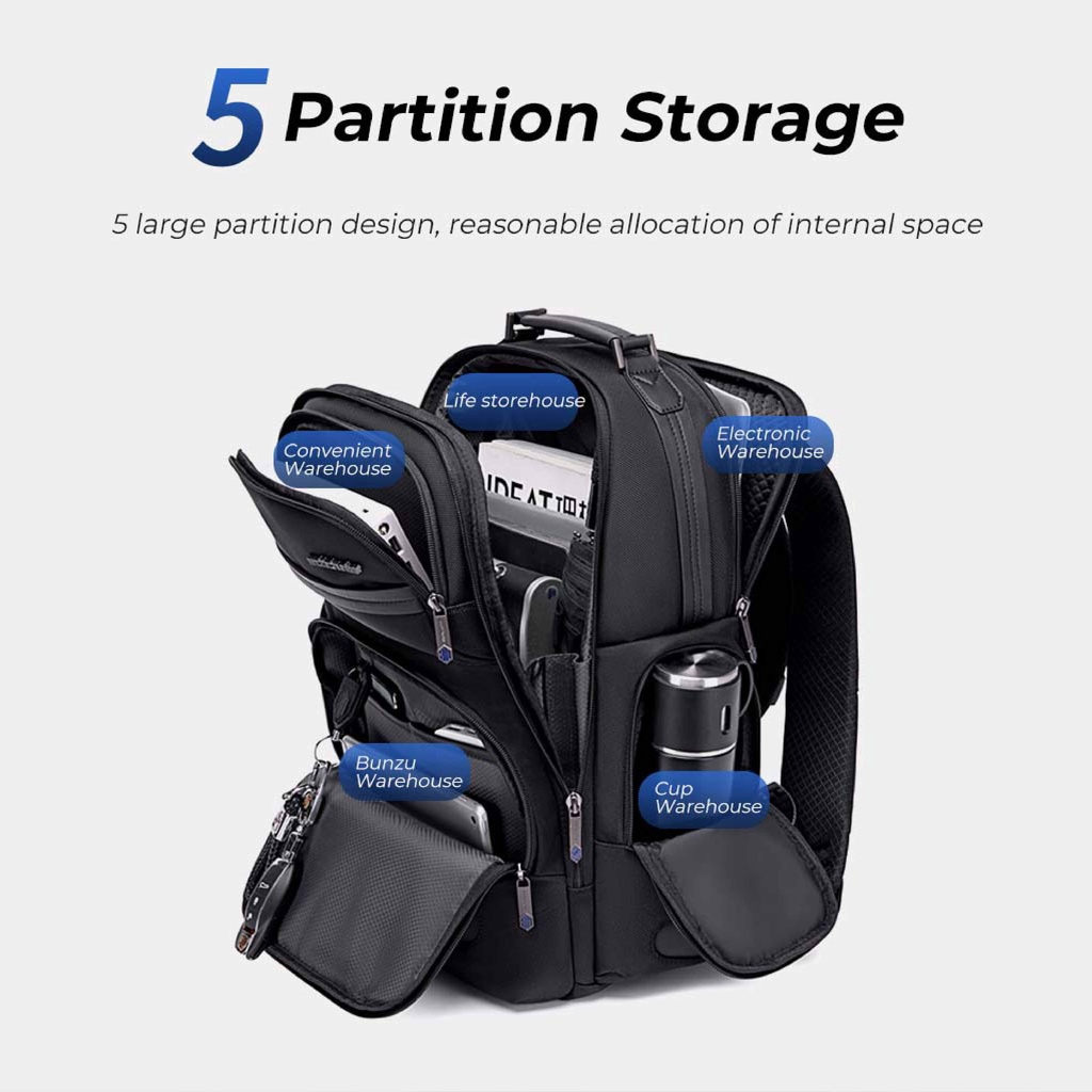 Arctic Hunter City Hunter Series B00492 Water Resistant Anti Theft ...