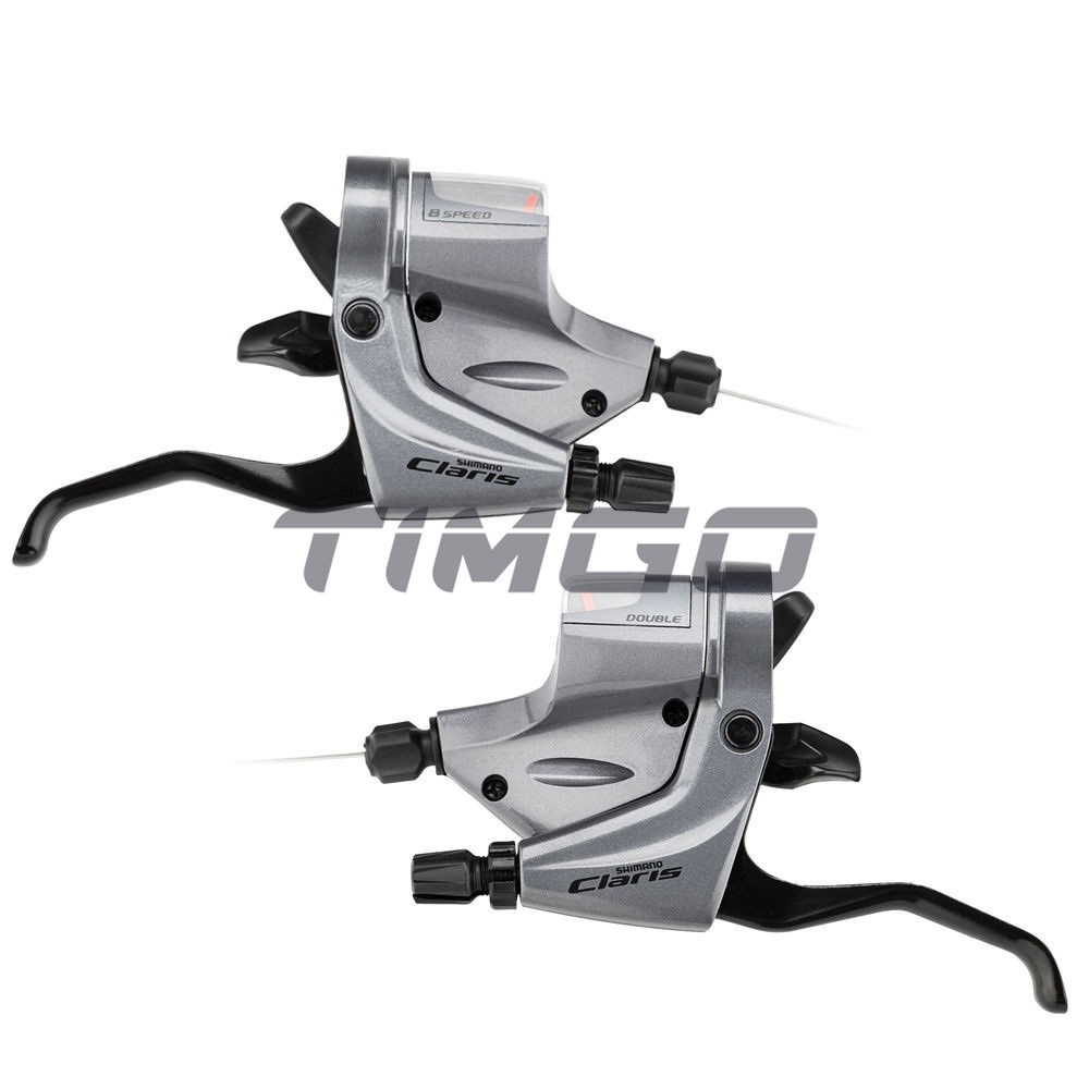 Shimano Claris 2x8 Speed ST-R240 Shift/Brake Lever Flat Bar Road ...
