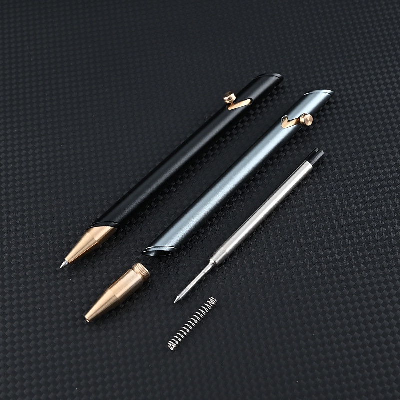 CNEDC Brass Aluminum Alloy Pen Oblique Symmetrical Design Metal ...