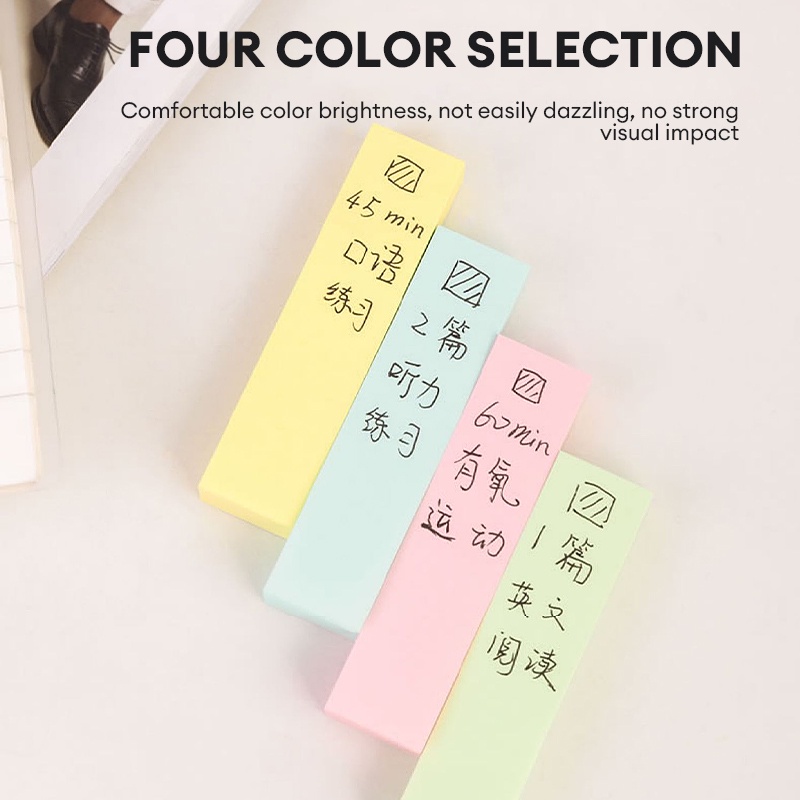 Deli EA10902 Sticker Notepad Sticky Notes Bookmarks Memo Pad Lable ...